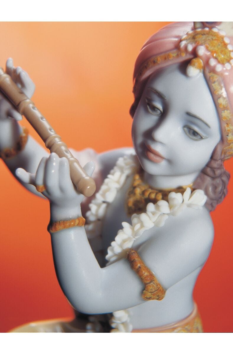 Lord Krishna Figurine - Lladro-USA