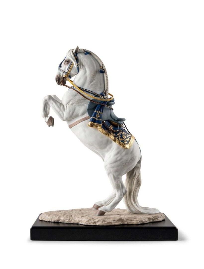 Spanish Pure Breed Sculpture - Haute École. Limited Edition - Lladro-USA