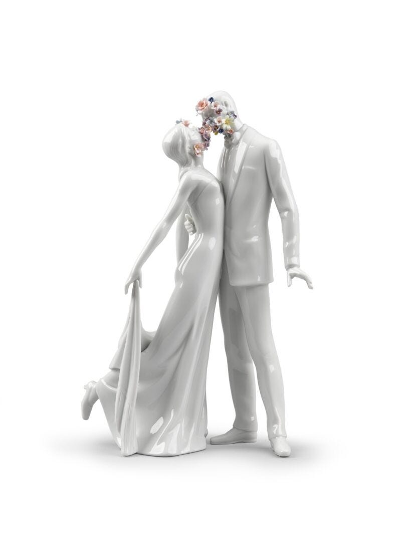 Love I Couple Figurine - Lladro-USA