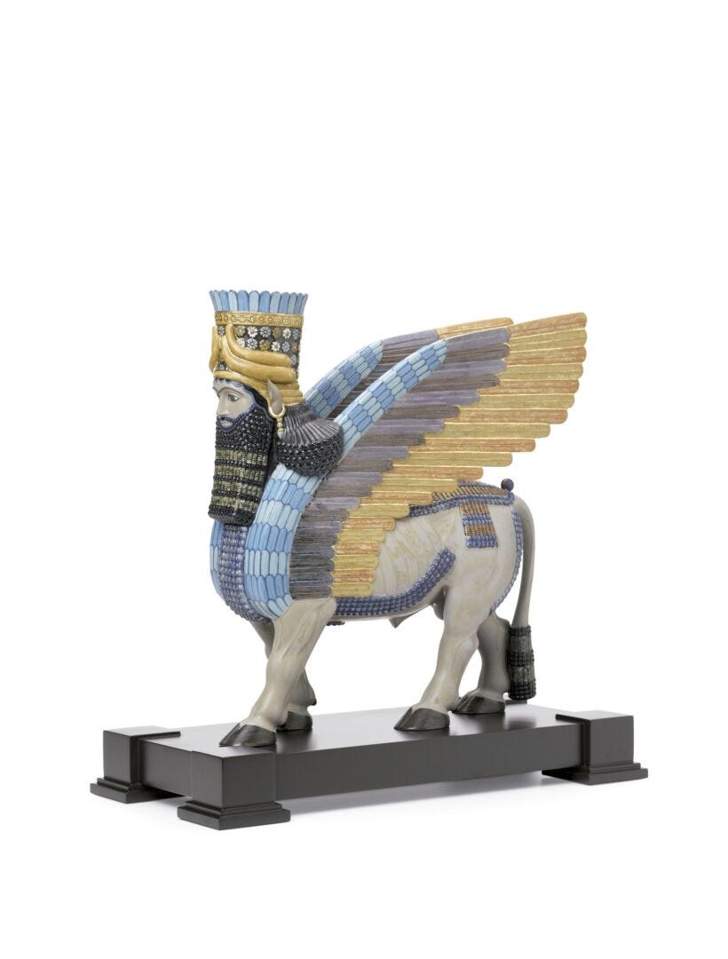 Lamassu Sculpture. Limited Edition - Lladro-Canada
