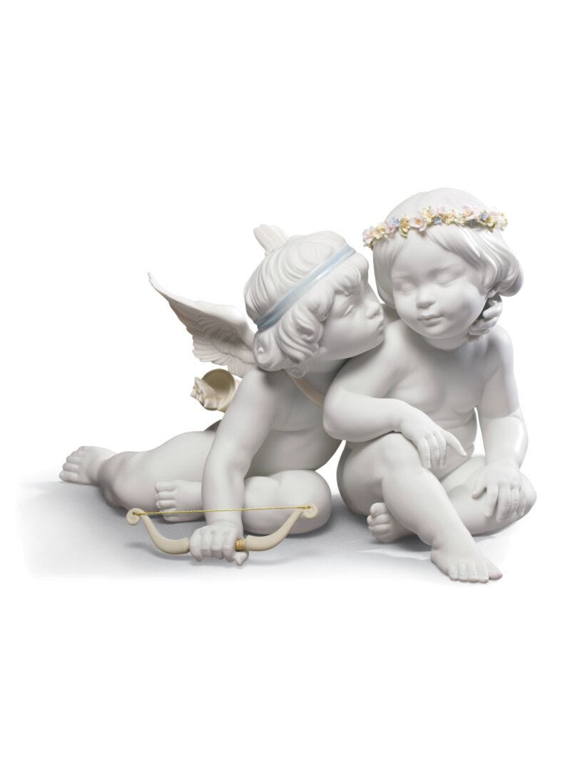 Eros and Psyche Angels Figurine - Lladro-Europe